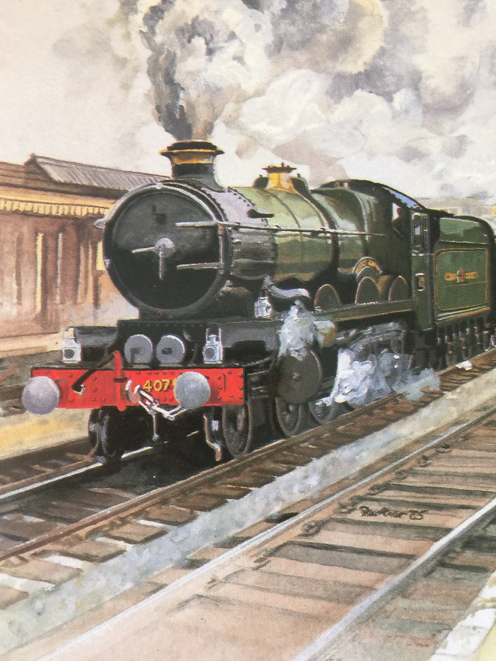 FABULOUS Rare Vintage/retro 1980s Steam Train Design - Etsy