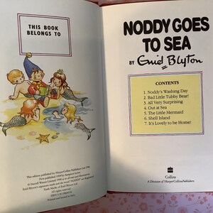 Vintage 1996 'noddy Goes to Sea’ by Enid Blyton in Hardback Fun ...