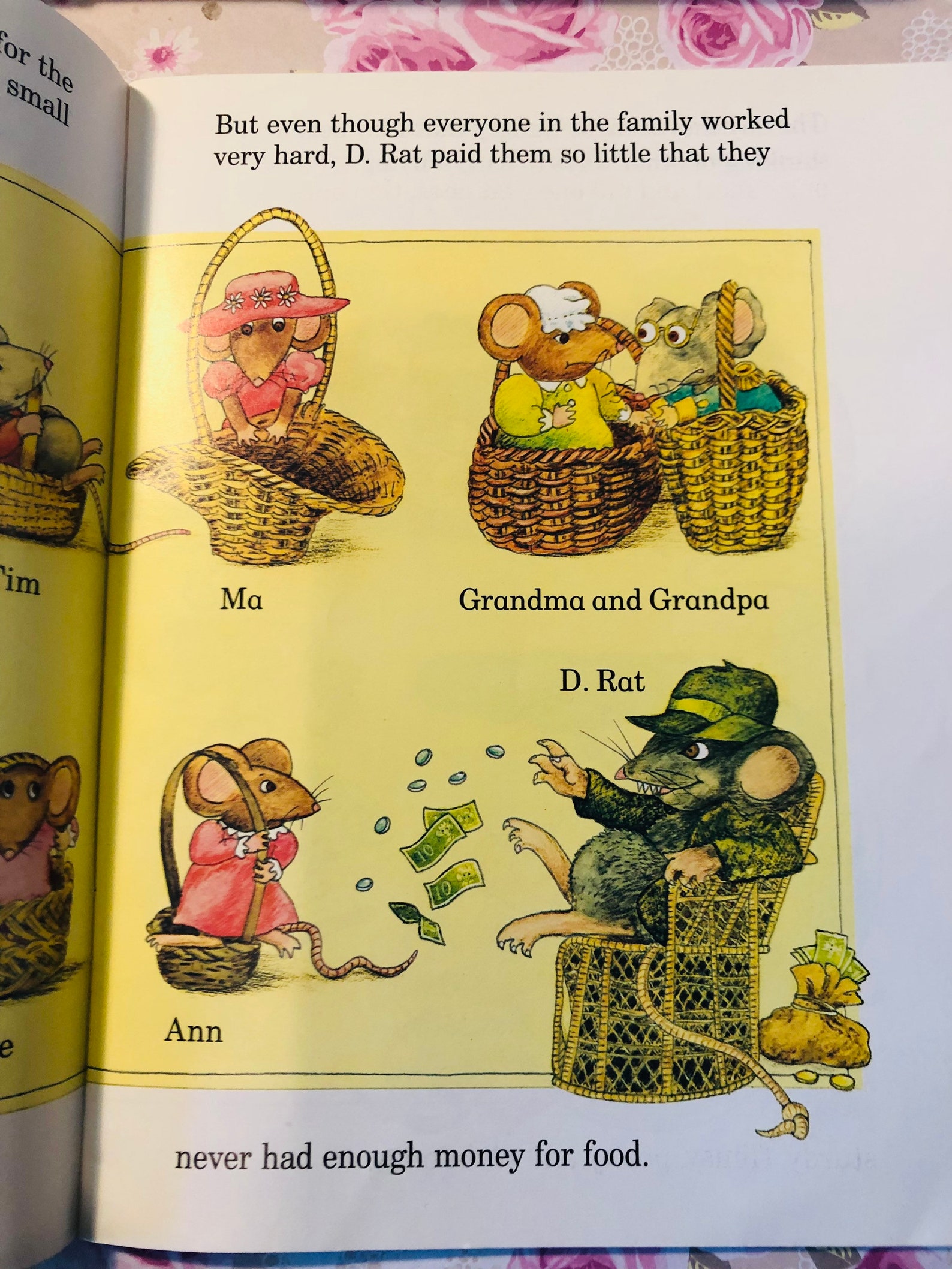 1996 Vintage Children's Book 'the Mice and the Flying Basket' Paperback ...