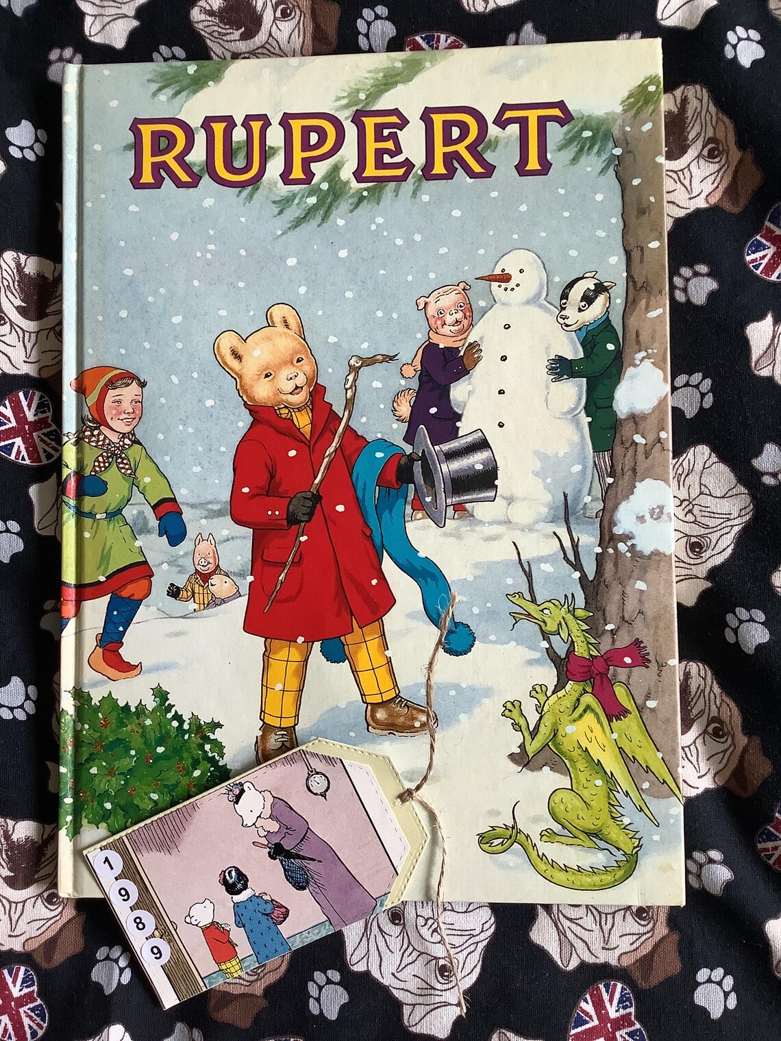 1989 Vintage Children's Book 'rupert' Daily Express Annual in Hardback ...