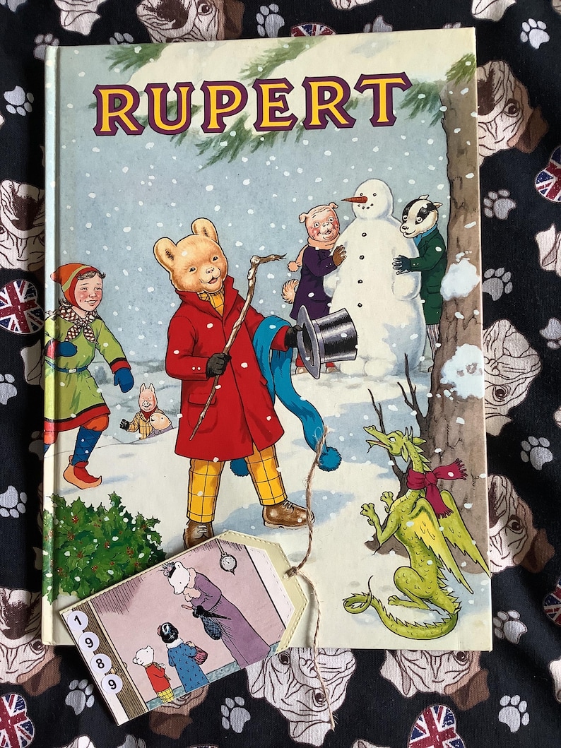 1989 Vintage Children's Book 'rupert' Daily Express Annual in Hardback ...