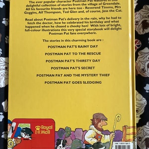 Rare Vintage 1991 'my Favourite Postman Pat Stories' Hardback Book by ...