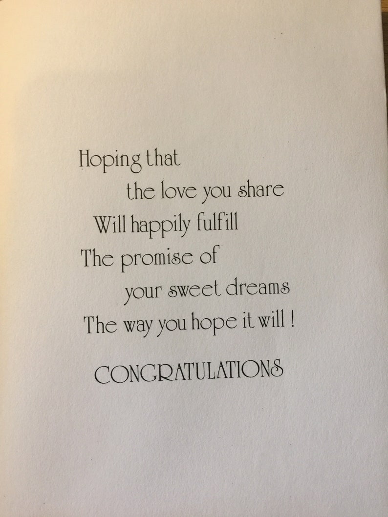 Extremely RARE Vintage Circa 1970s 'congratulations on - Etsy