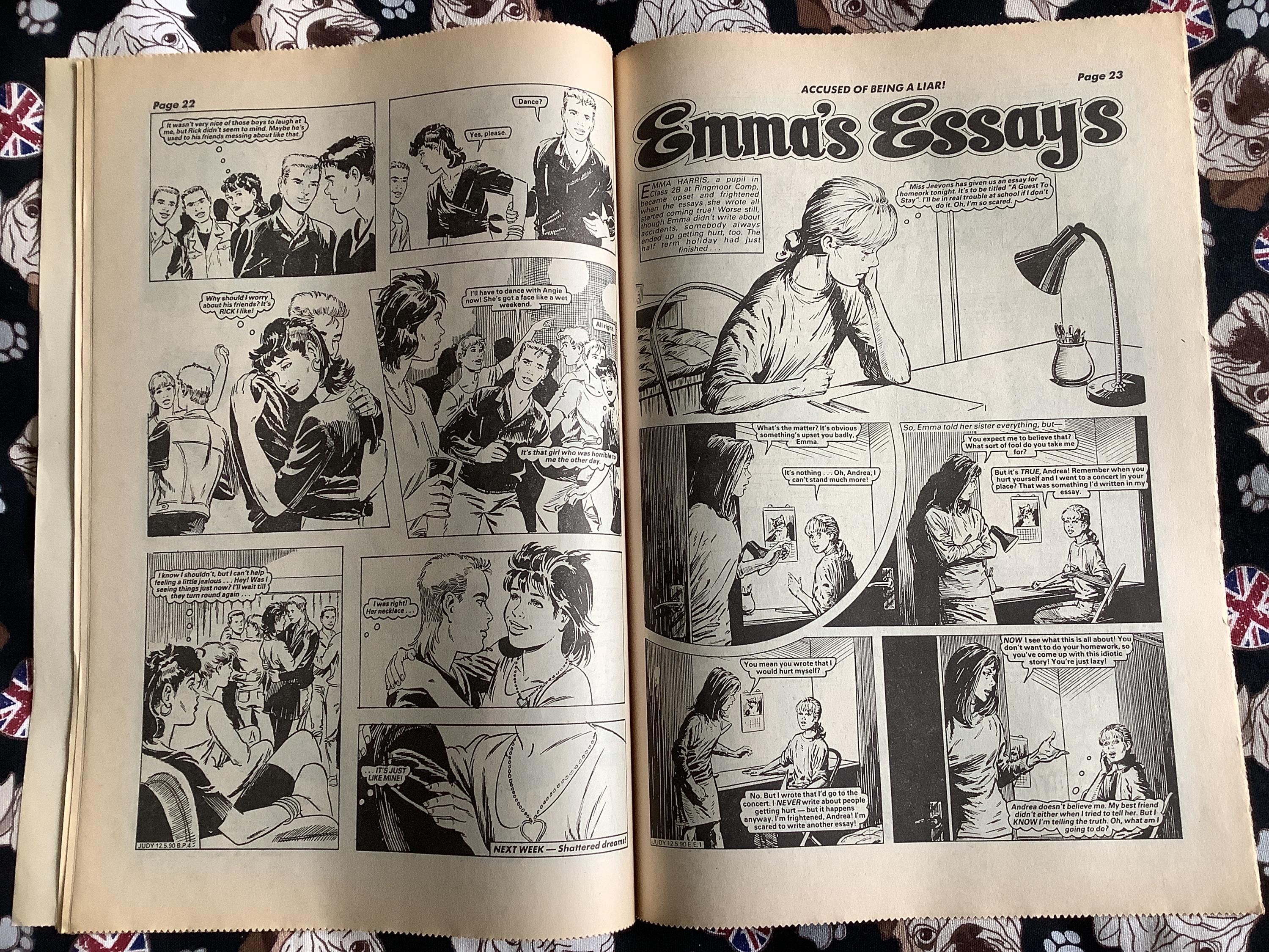 Rare Vintage May 12, 1990 'judy' Comic -comic Strip Stories -childhood ...