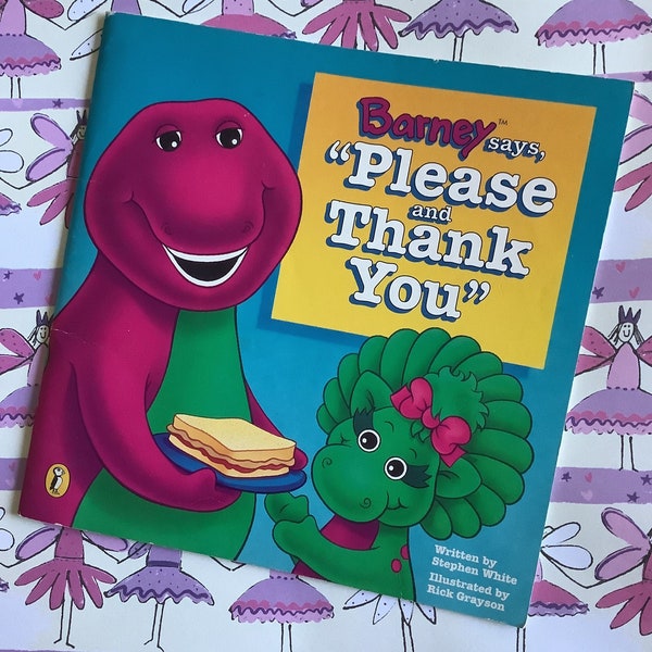 Barney Book - Etsy