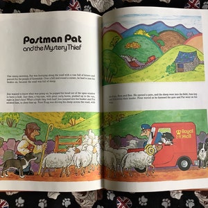Rare Vintage 1991 'my Favourite Postman Pat Stories' Hardback Book by ...