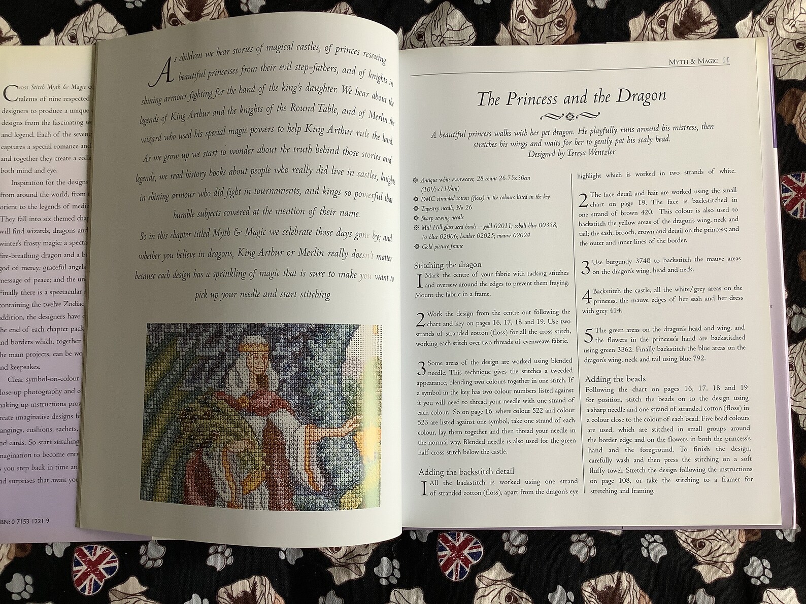 Vintage 2002 'cross Stitch Myth & Magic' Hardback David and Charles ...