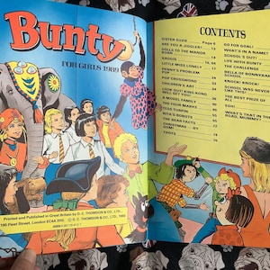 Vintage 1989 'bunty the Book for Girls' Childhood Nostalgia/memories ...