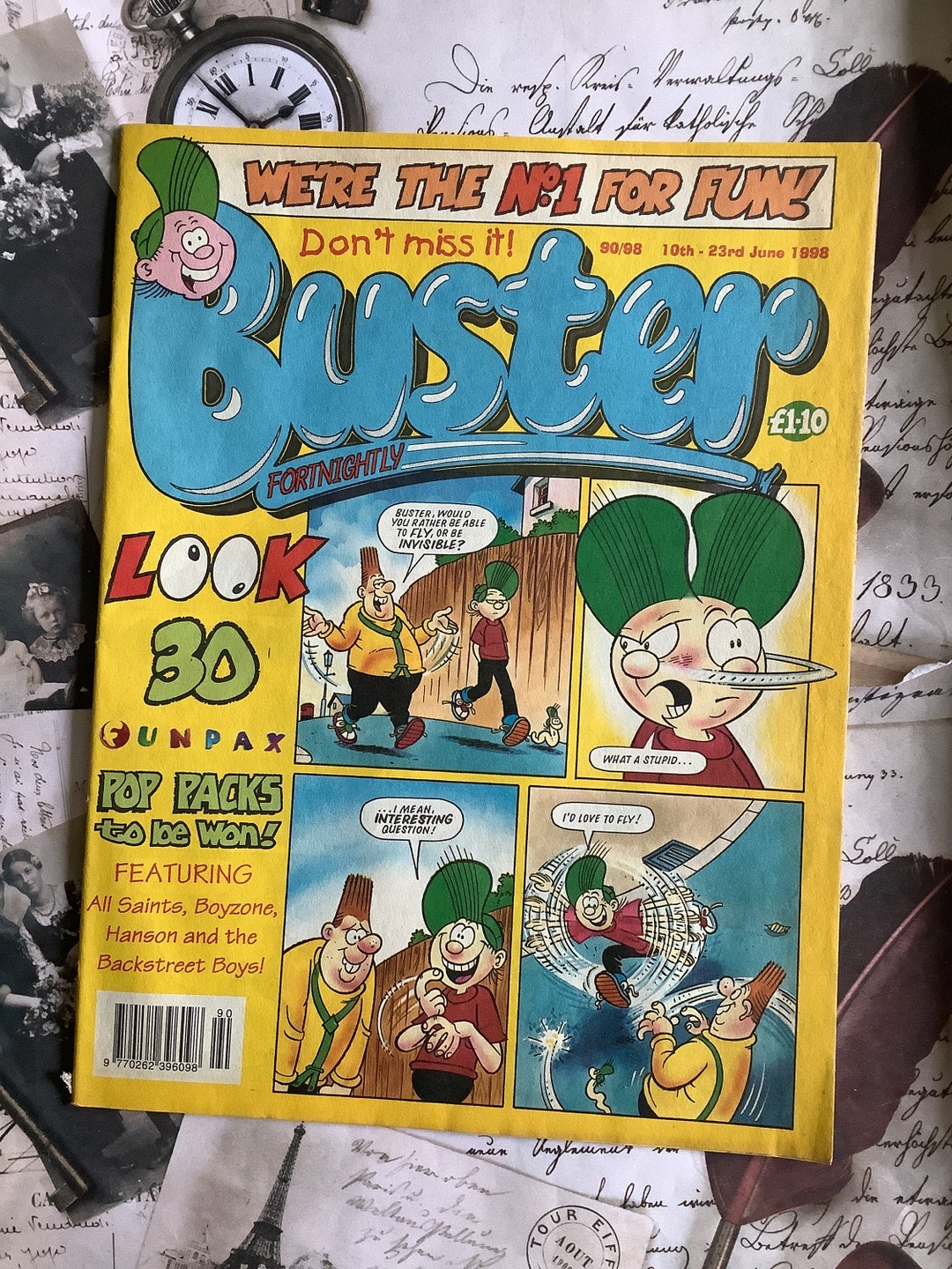 Rare Vintage 10th-23rd June 1998 'buster' Comic - Comic Strip Stories ...