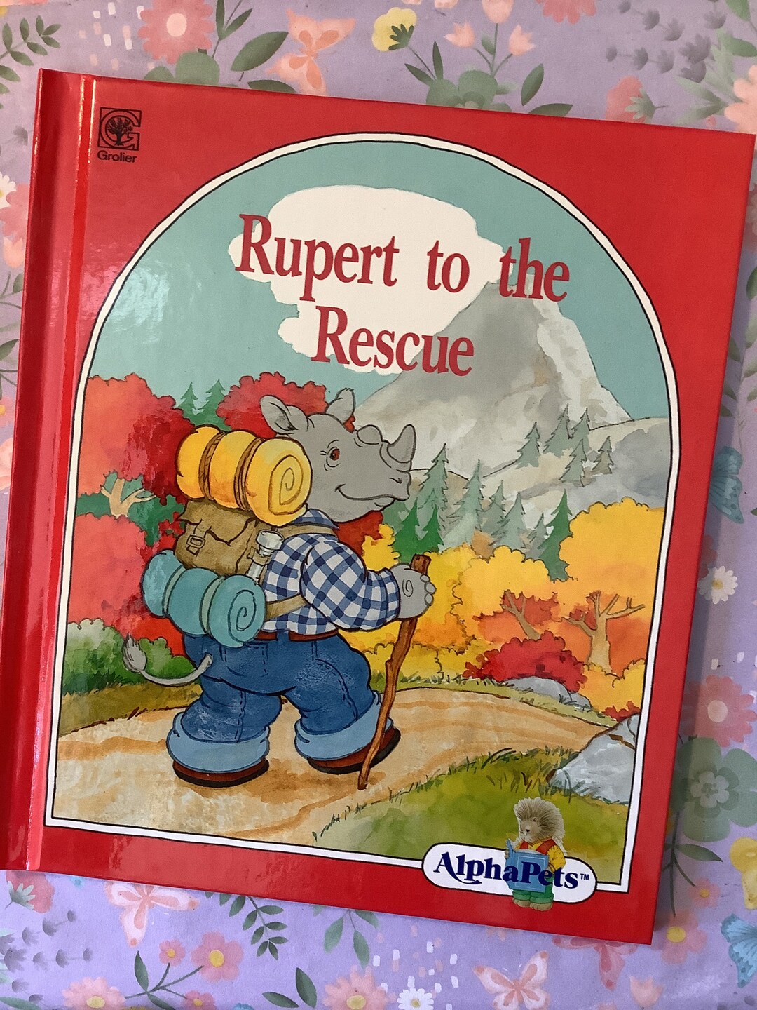 RARE Vintage 1991 'rupert to the Rescue' Hardback Book - Alpha Pets Fun ...