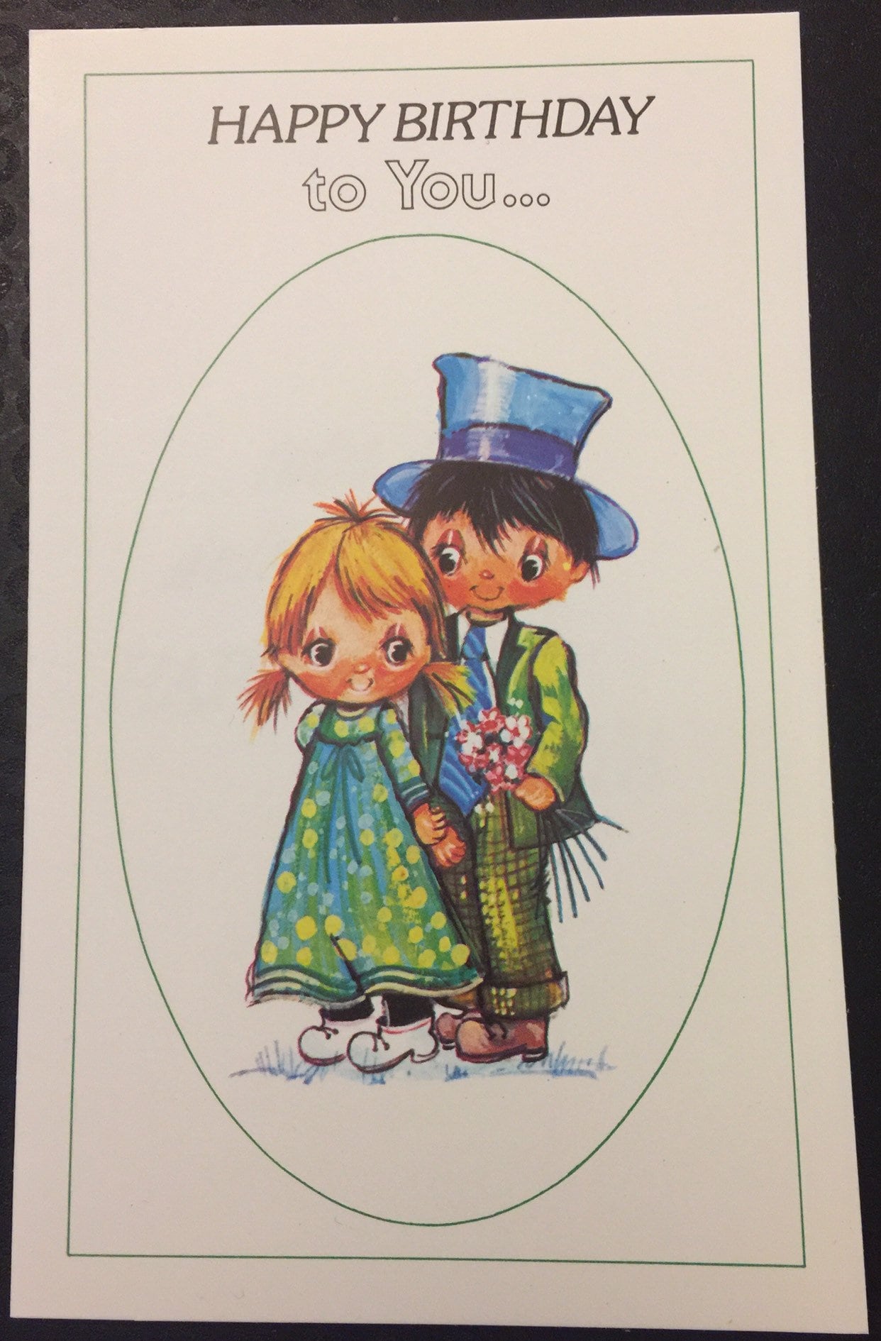 RARE Vintage Circa 1970s 'happy Birthday to You ...’ Super Cute, Kitsch ...