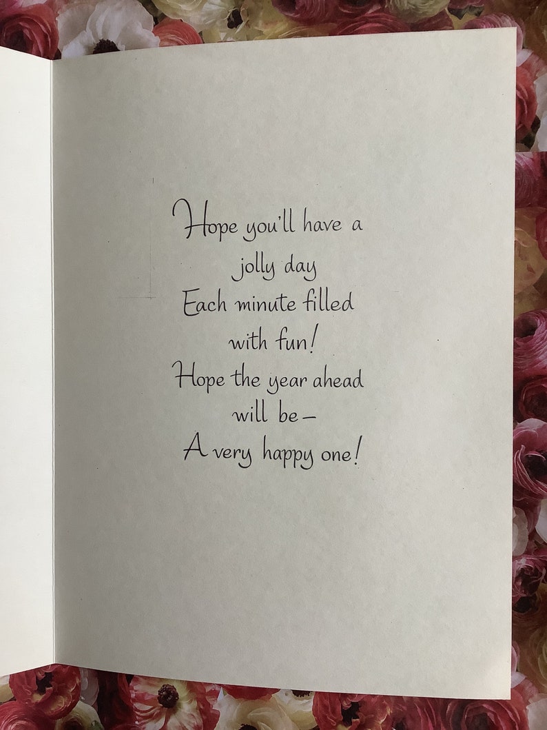 FABULOUS Rare Vintage Circa 1970s 'birthday Wishes Dear - Etsy