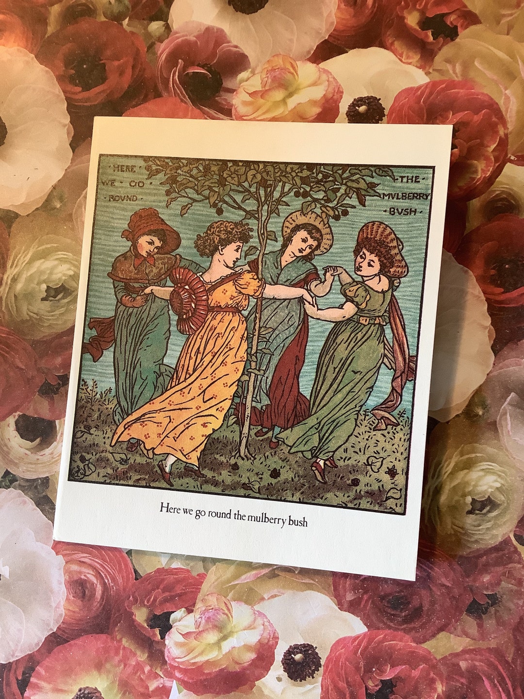 EXTREMELY RARE Vintage Circa 1970s 'old Rhymes' Nursery Rhyme 'here We ...