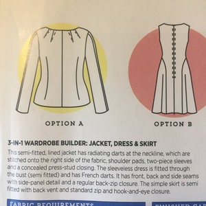 Uncut Threadcount Sewing Pattern 1612 - 3-in-1 Wardrobe Builder Pattern ...