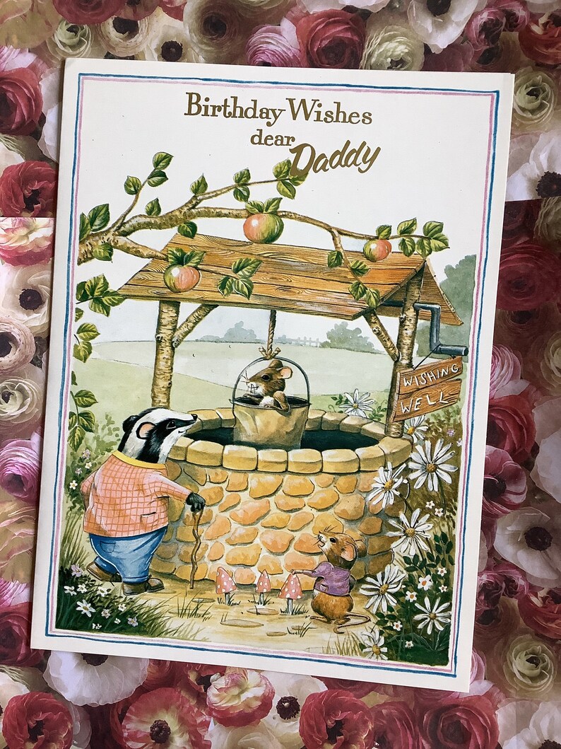 FABULOUS Rare Vintage Circa 1970s 'birthday Wishes Dear - Etsy