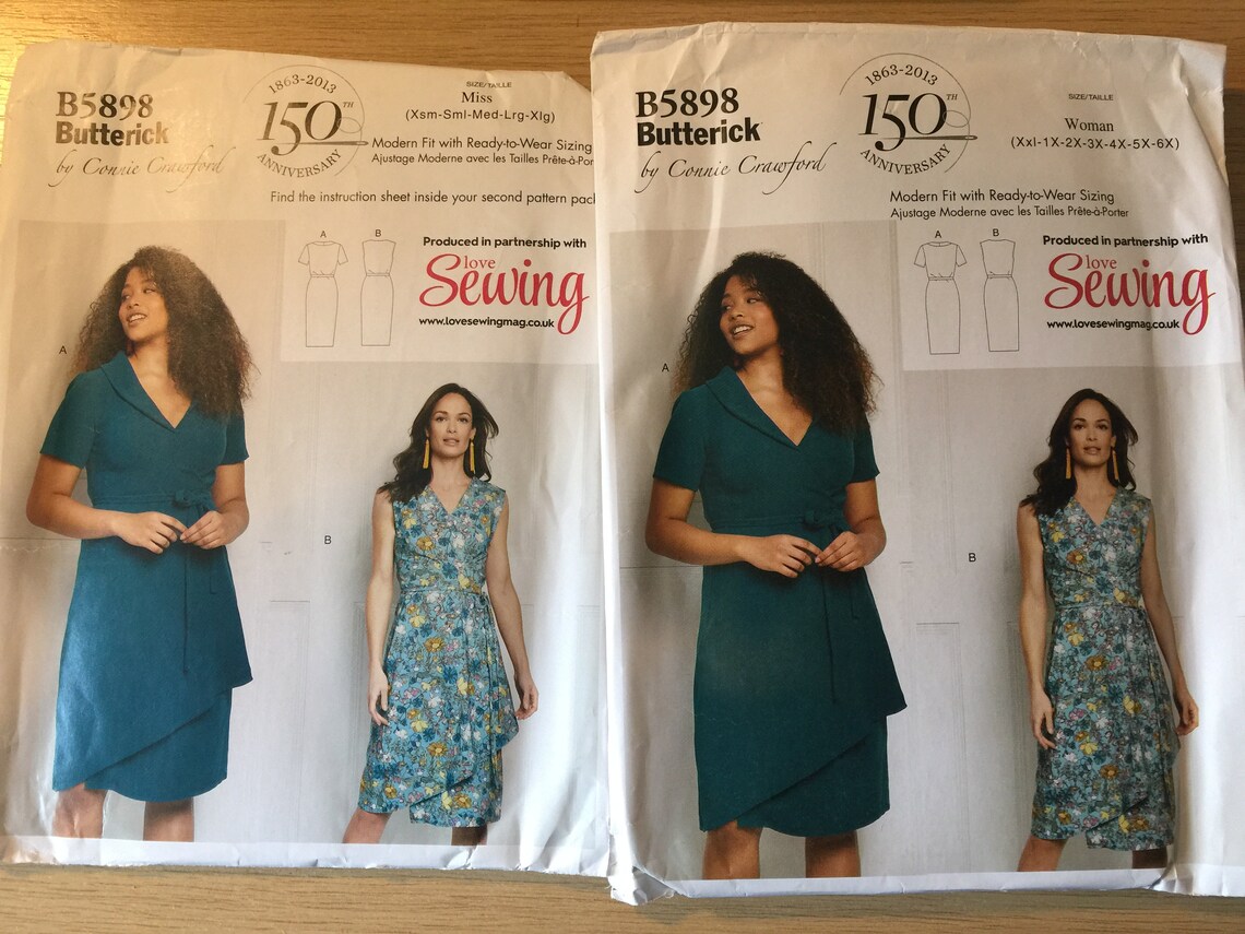 Uncut 2013 Butterick Sewing Patterns by Connie Crawford B5898 - Etsy UK