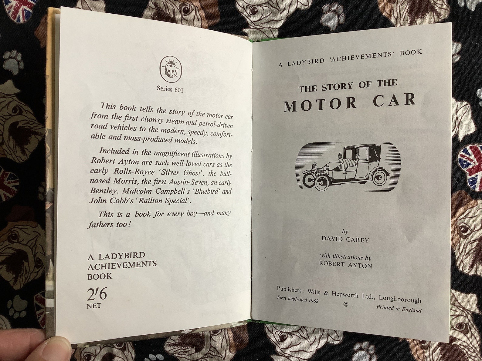 RARE 1962 Vintage Children's Book the Story of the Motor Car Hardback ...