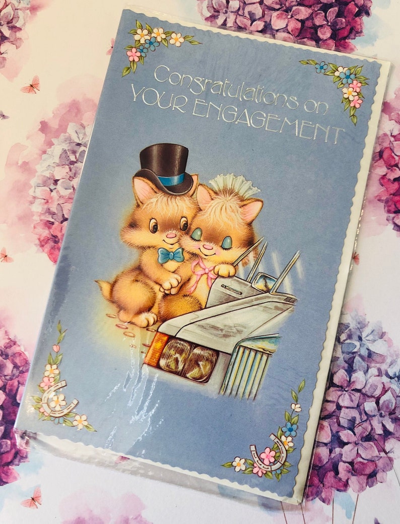 RARE Vintage/retro circa 1970s Unwritten 'congratulations - Etsy UK