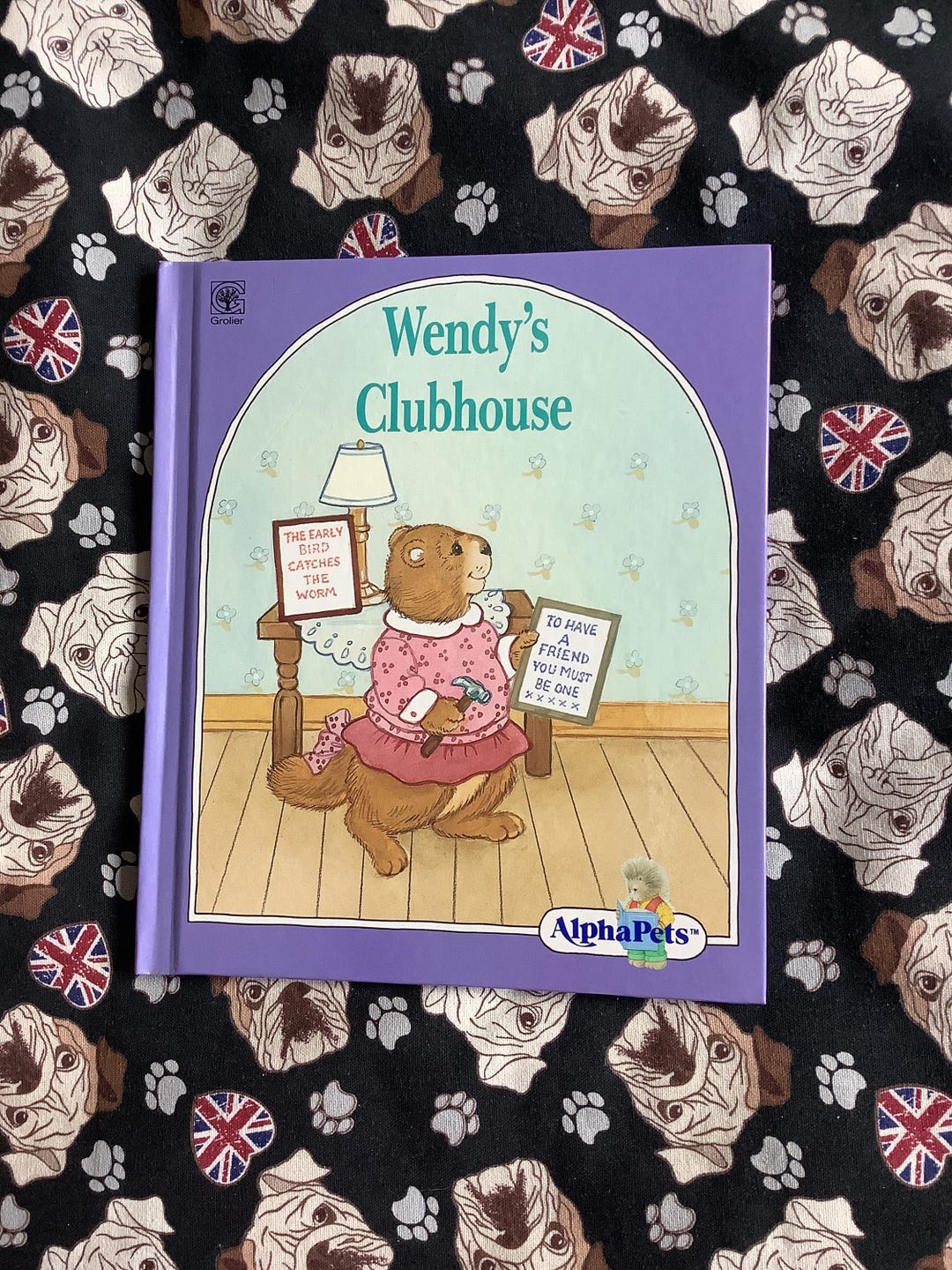 RARE Vintage 1992 'wendy's Clubhouse' Hardback Book - Alphapets - Fun ...