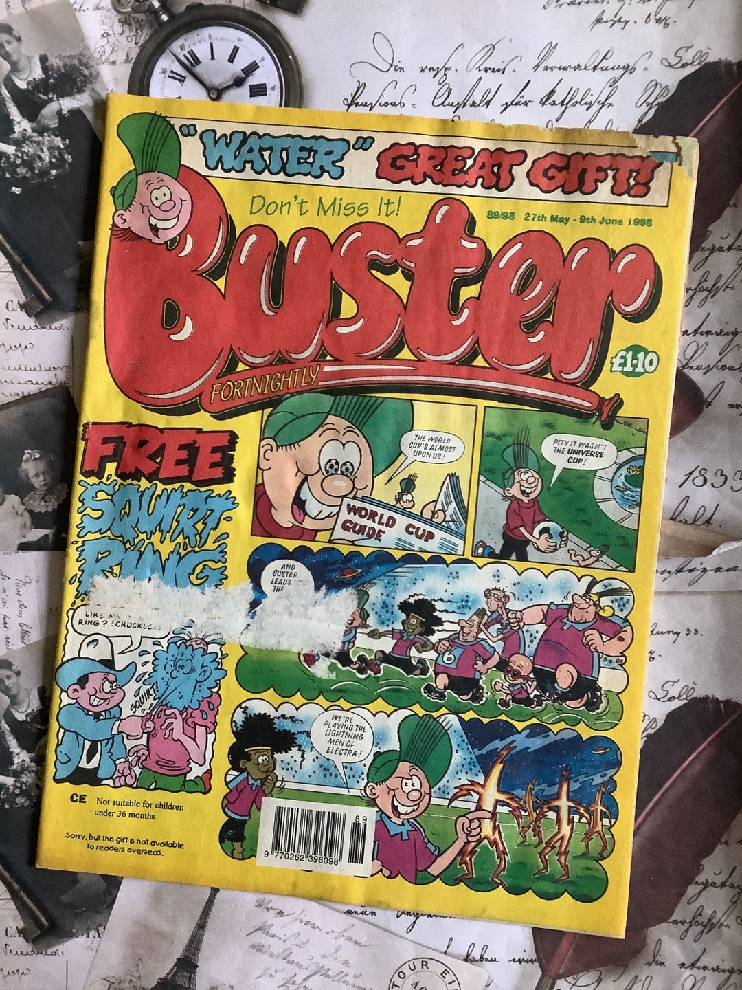 Rare Vintage 27th May-9th June 1998 'buster' Comic - Comic Strip ...