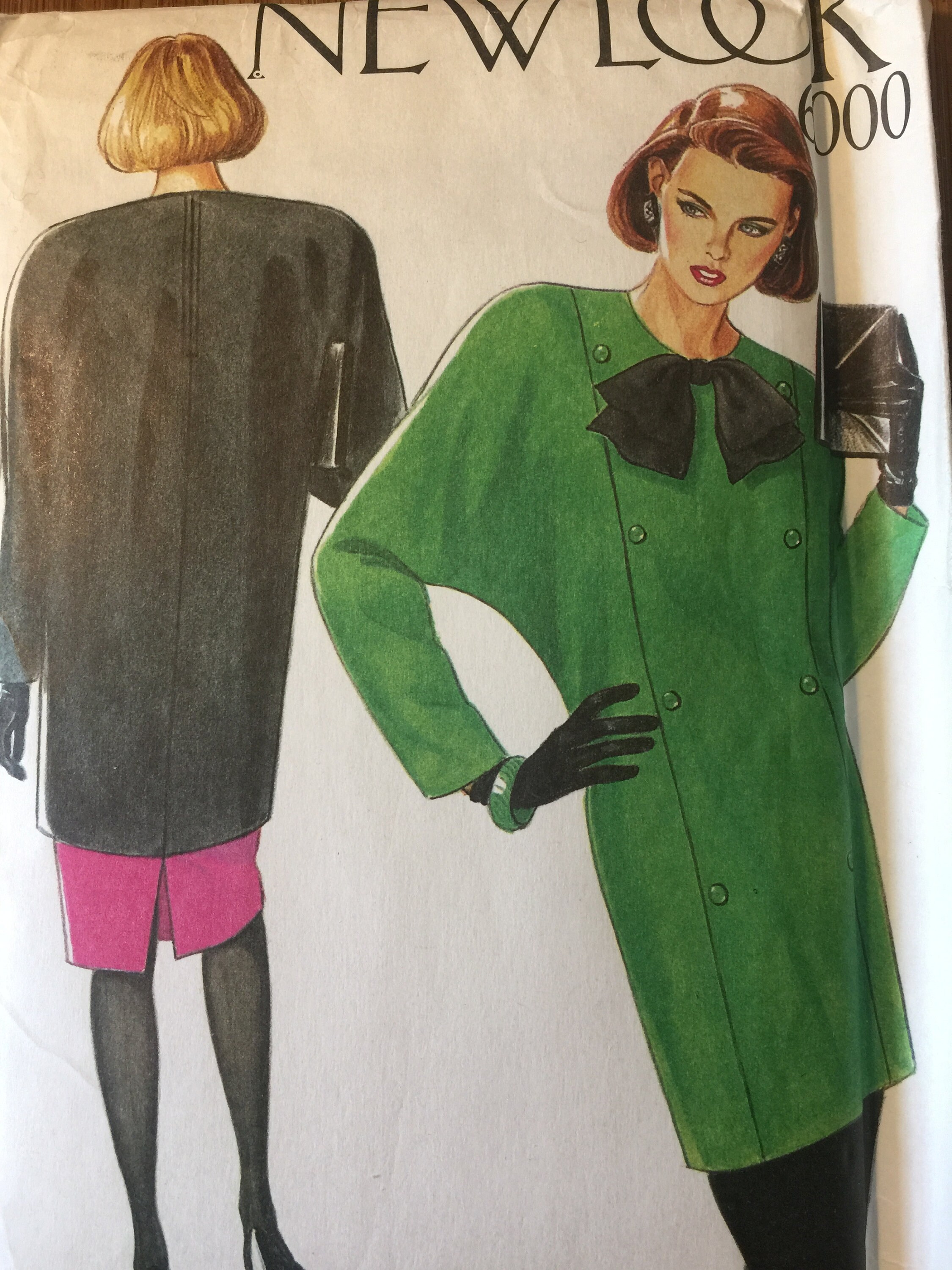 RARE Vintage Uncut Circa 1980s New Look Sewing Pattern No 6000 | Etsy