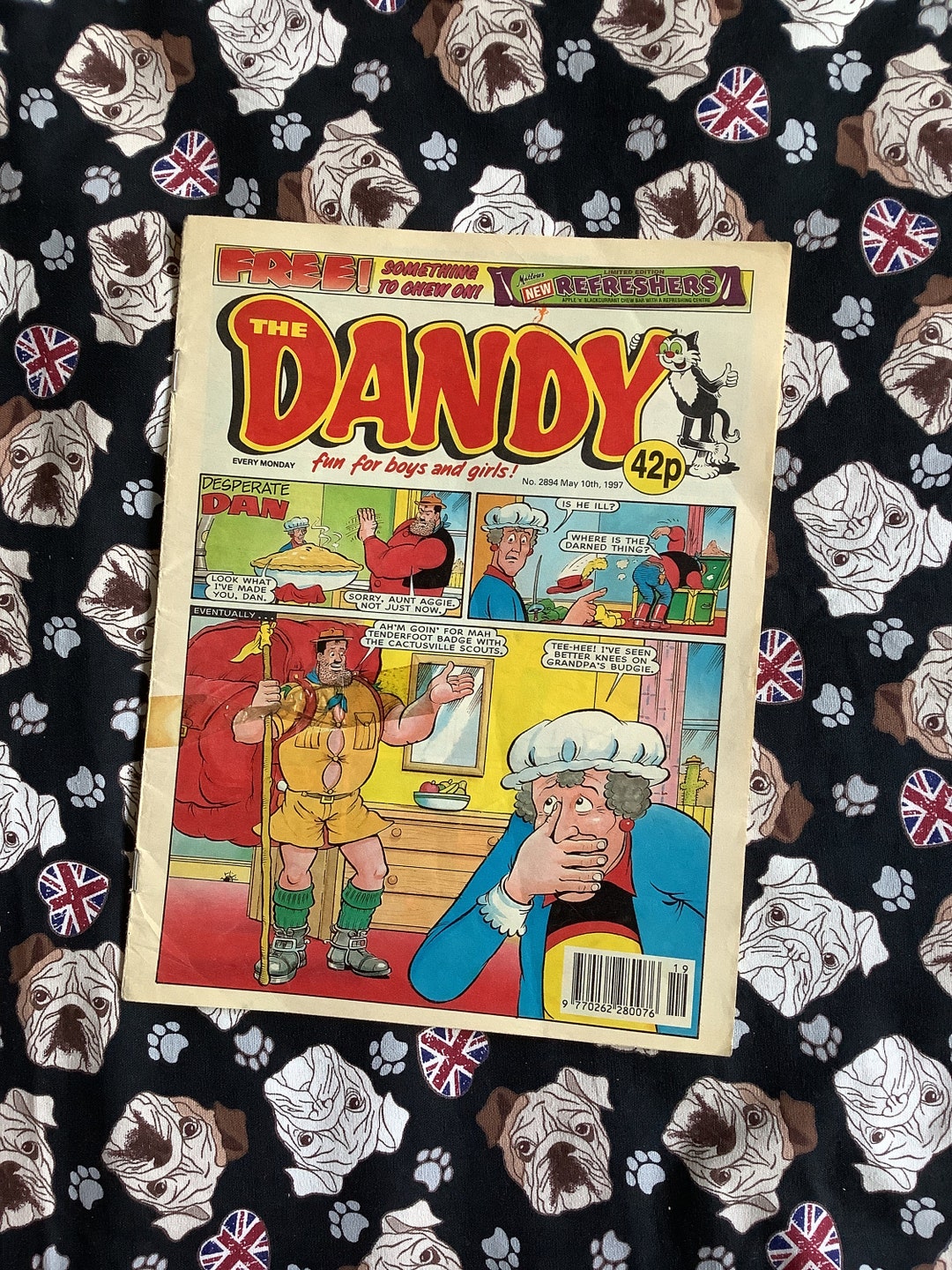 Vintage 'the Dandy' Comic - May 1997 Issue, Bananaman - Etsy UK