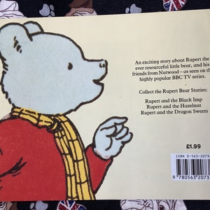 Vintage 1989 First Edition 'rupert and the Secret Boat' Paperback Book ...