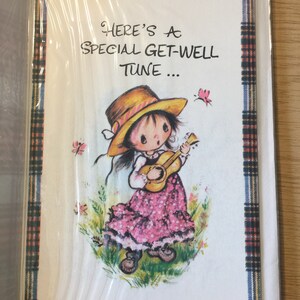EXTREMELY RARE Circa 1960s Unused 'here's A Special Get-well Tune ...