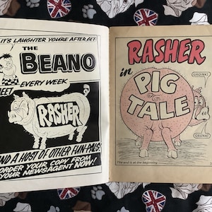 Rare Vintage From 1984 'beano Rasher Dennis's Horrible Hog Pig Tale ...