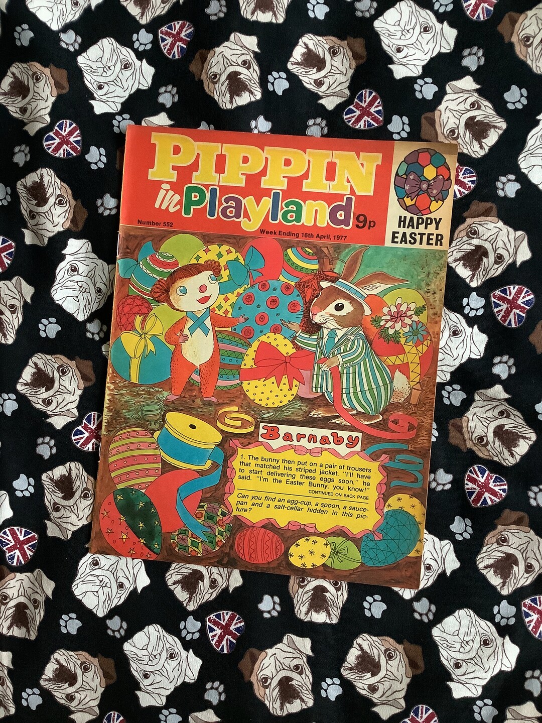 Rare Vintage 16th April, 1977 Easter Issue 'pippin in Playland' Comic Strip Stories - Childhood ...