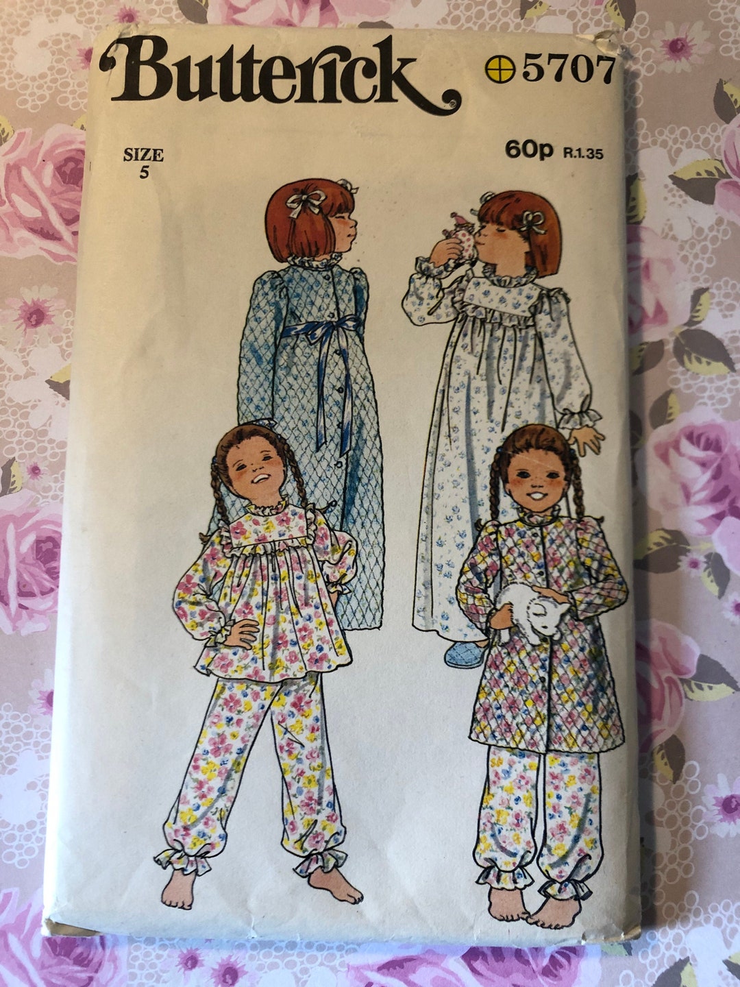 RARE Uncut 1970s Butterick Pattern No 5707 Children's - Etsy