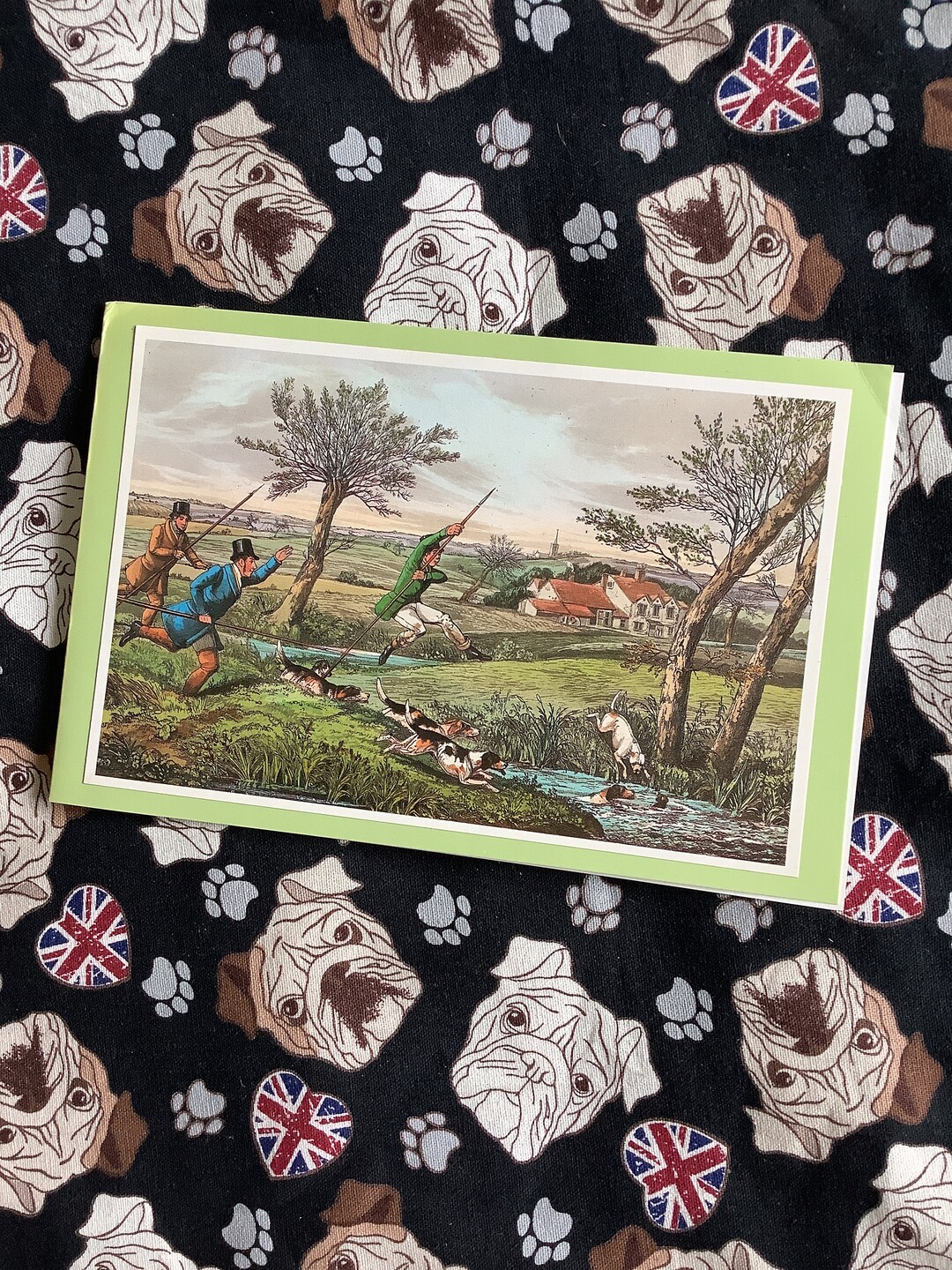 EXTREMELY RARE Vintage Circa 1970s Hunting Design - Hand Finished ...