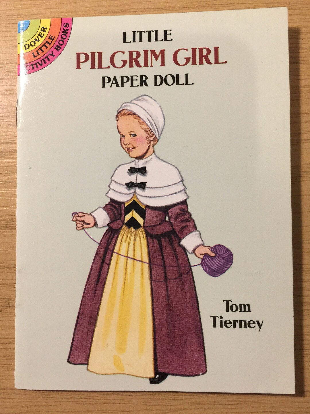 Vintage 1994 ’little Pilgrim Girl' Mini Paper Doll Book by Tom Tierney ...