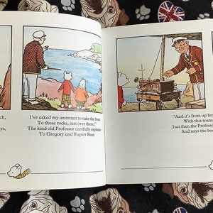 Vintage 1989 First Edition 'rupert and the Secret Boat' Paperback Book ...