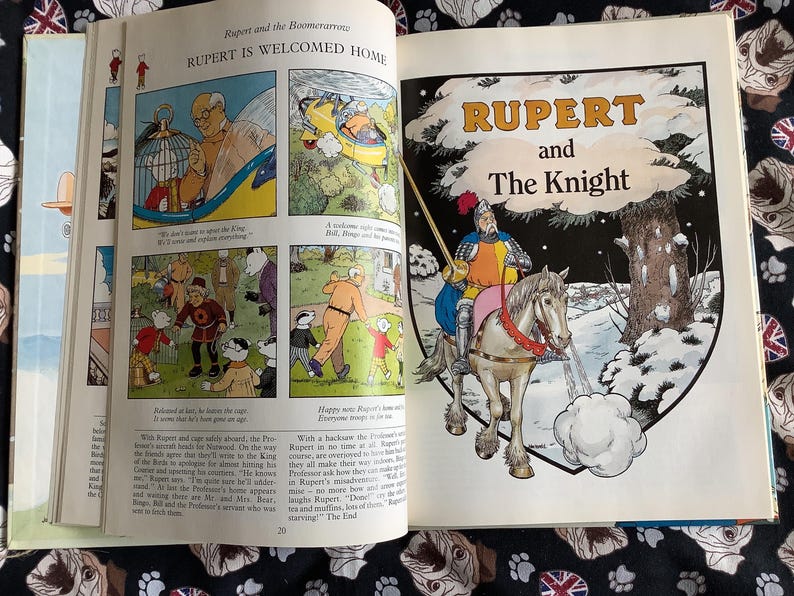 1989 Vintage Children's Book 'rupert' Daily Express Annual in Hardback ...