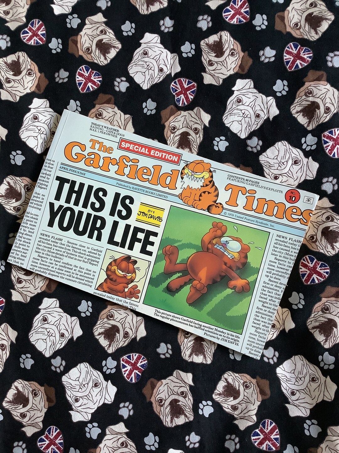 RARE Vintage 1988 'the Garfield Times' in Paperback - Fun Comic Strip ...