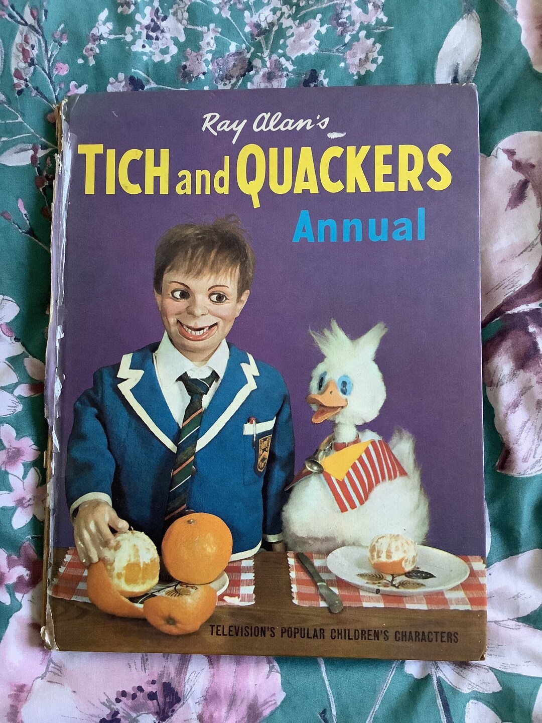 RARE Vintage Circa 1960s Ray Alan's Tich and Quackers Annual' Hardback ...