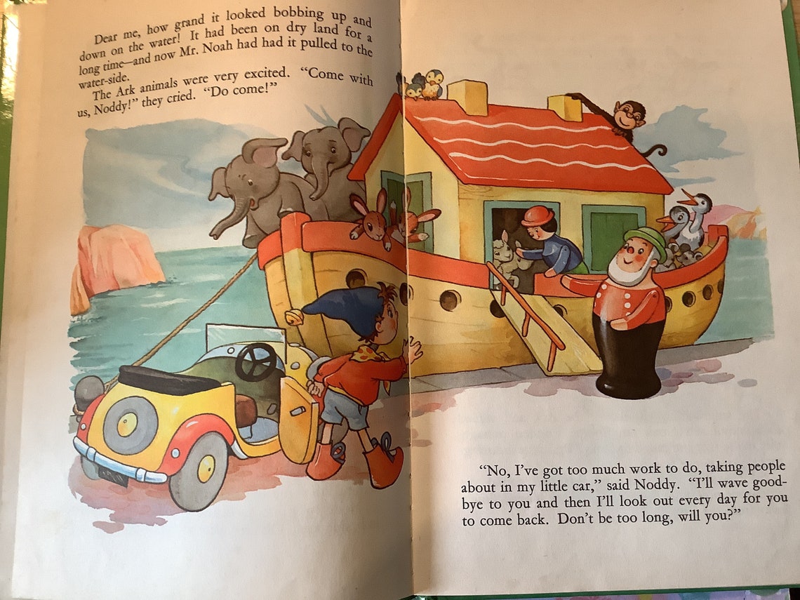 RARE Vintage Circa 1967 'noddy and the Noah's Ark - Etsy UK