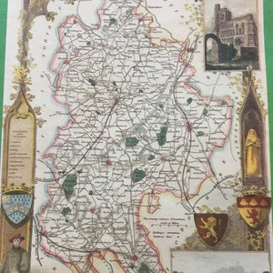 EXTREMELY Rare Vintage Circa 1980s 'maps' Design Gift Wrap - Features ...