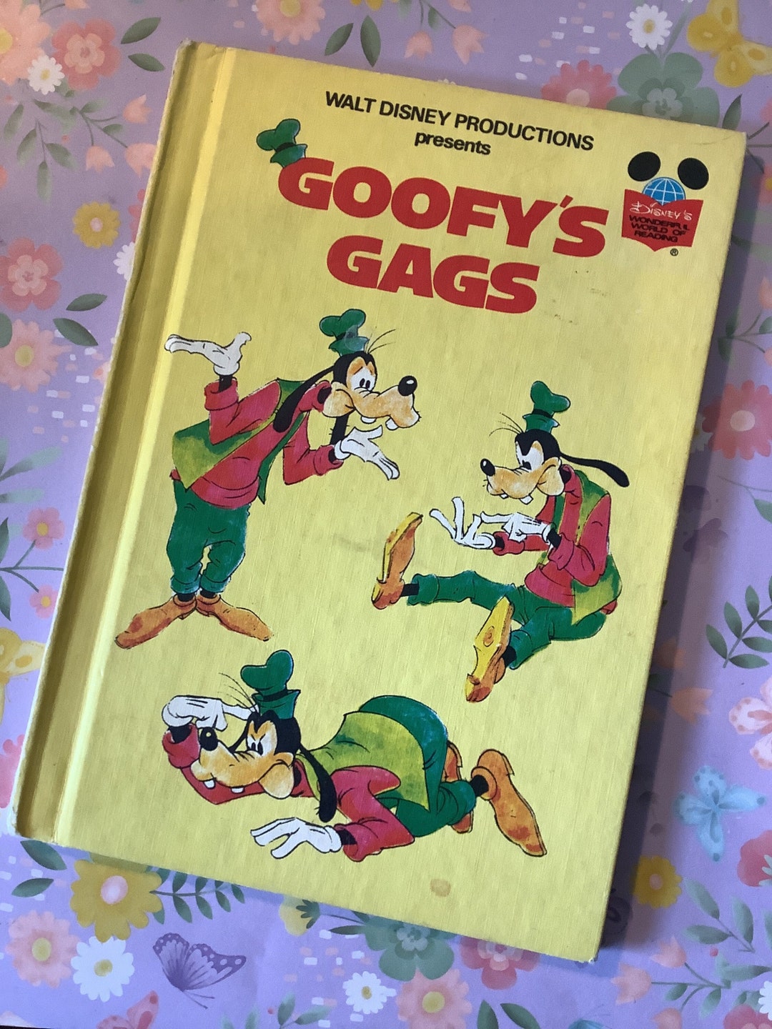 RARE Vintage 1974 Walt Disney's 'goofy's Gags’ Hardback Matte Cover ...