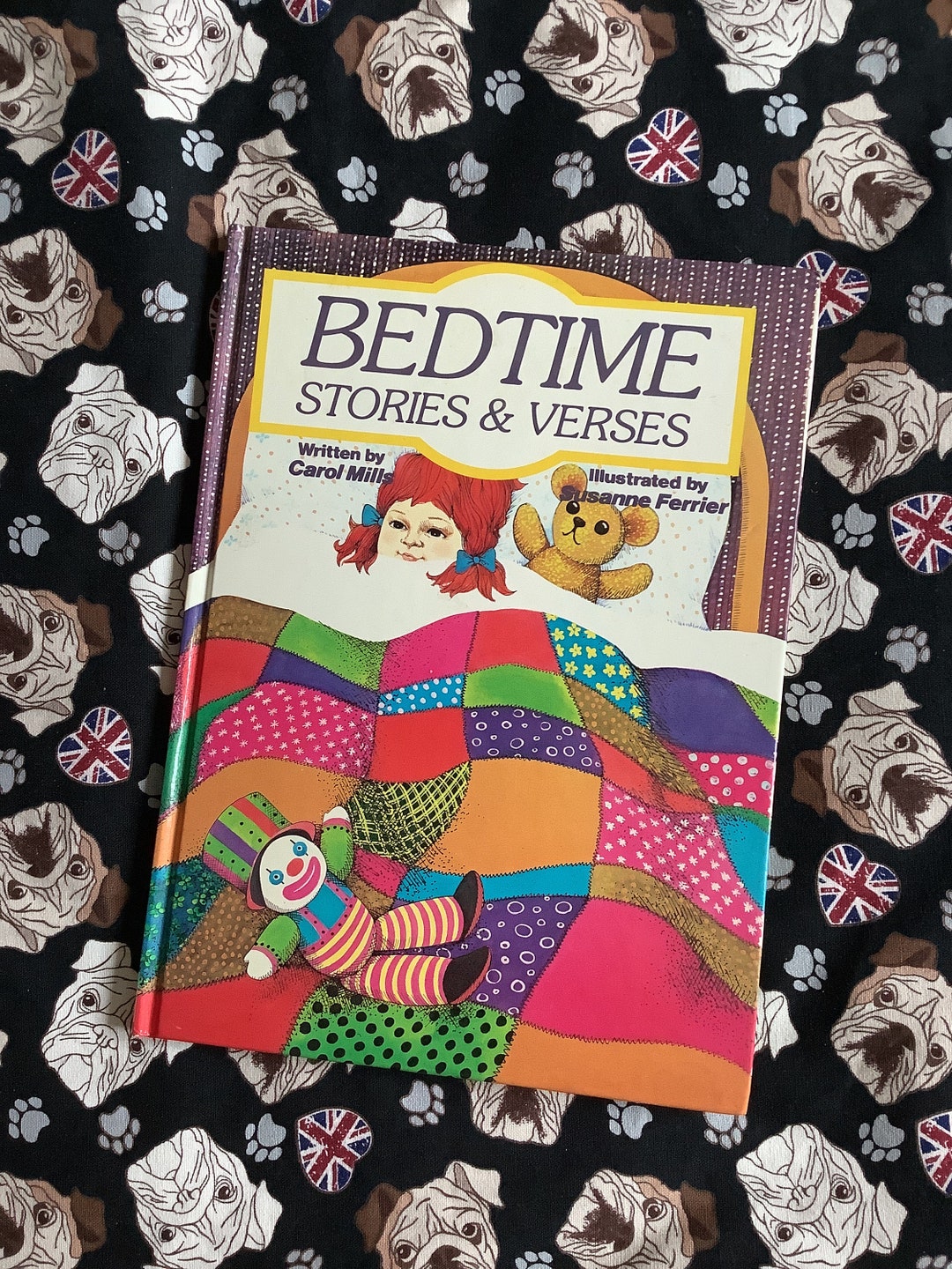 RARE Vintage 1986 'bedtime Stories & Verses' Hardback Book by Carol ...