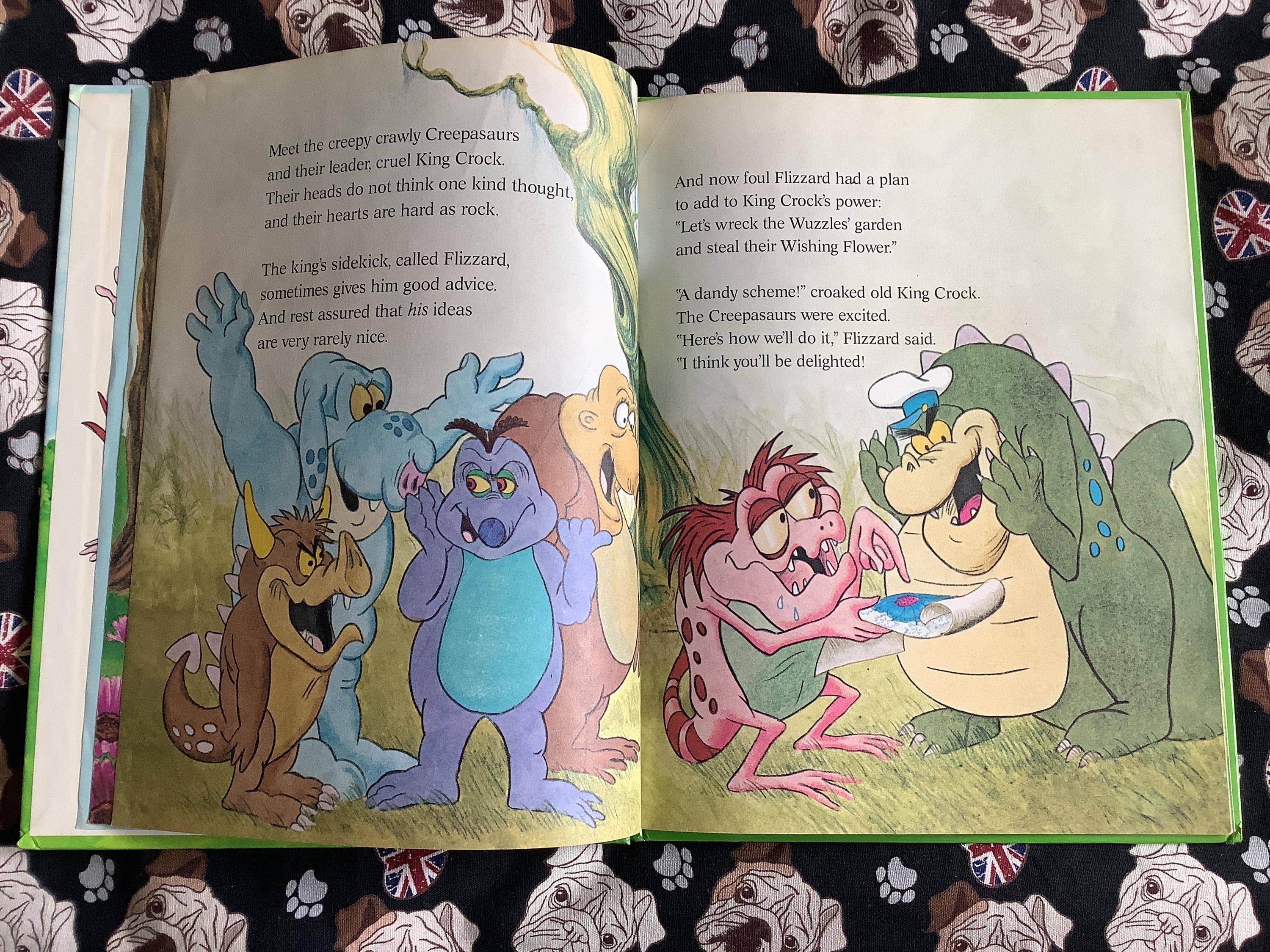Rare Vintage 1986 FIRST EDITION 'the Wuzzles and the Creepasaurs ...