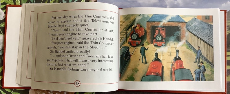 Vintage 1995 Thomas the Tank Engine Hardback Book Hullo - Etsy UK