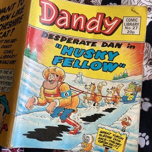 Rare Vintage 1984 Dandy - Desperate Dan Mini Comic No. 27 Comic Strip ...
