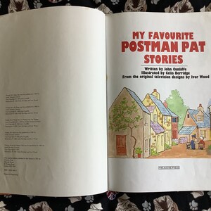Rare Vintage 1991 'my Favourite Postman Pat Stories' Hardback Book by ...
