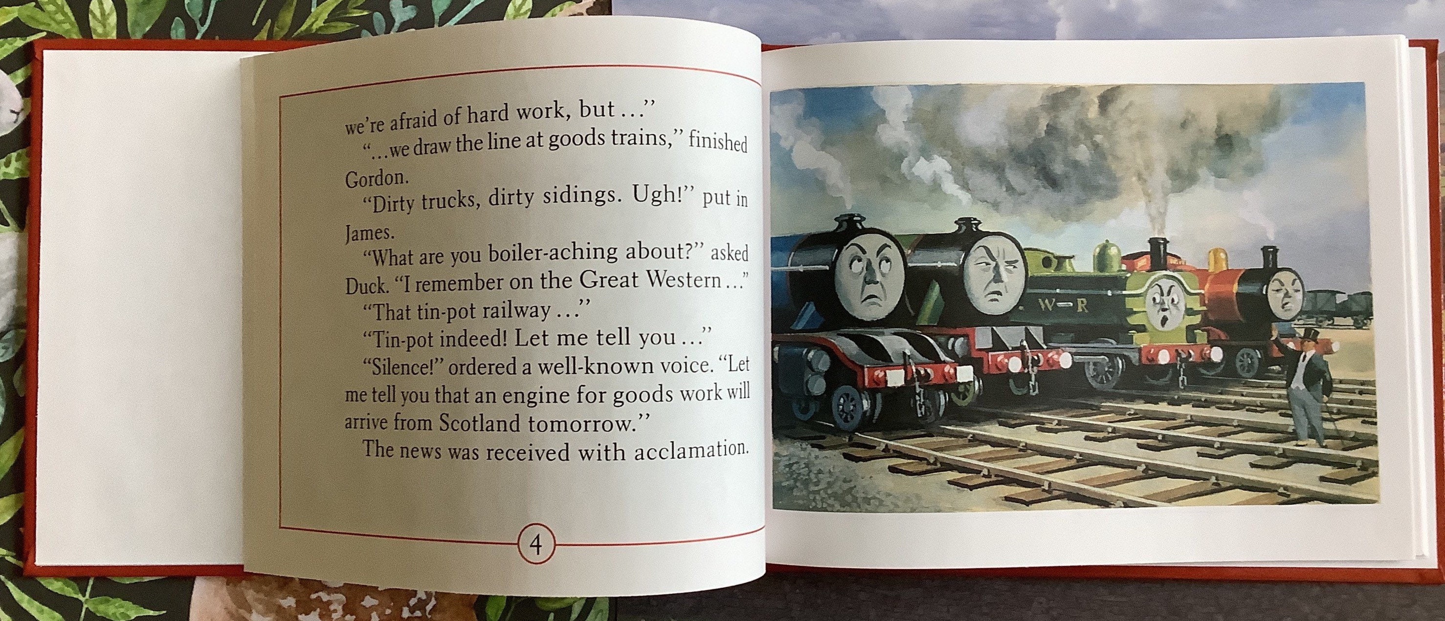 Vintage 1995 Thomas the Tank Engine Hardback Book Hullo Twins' by Rev W ...