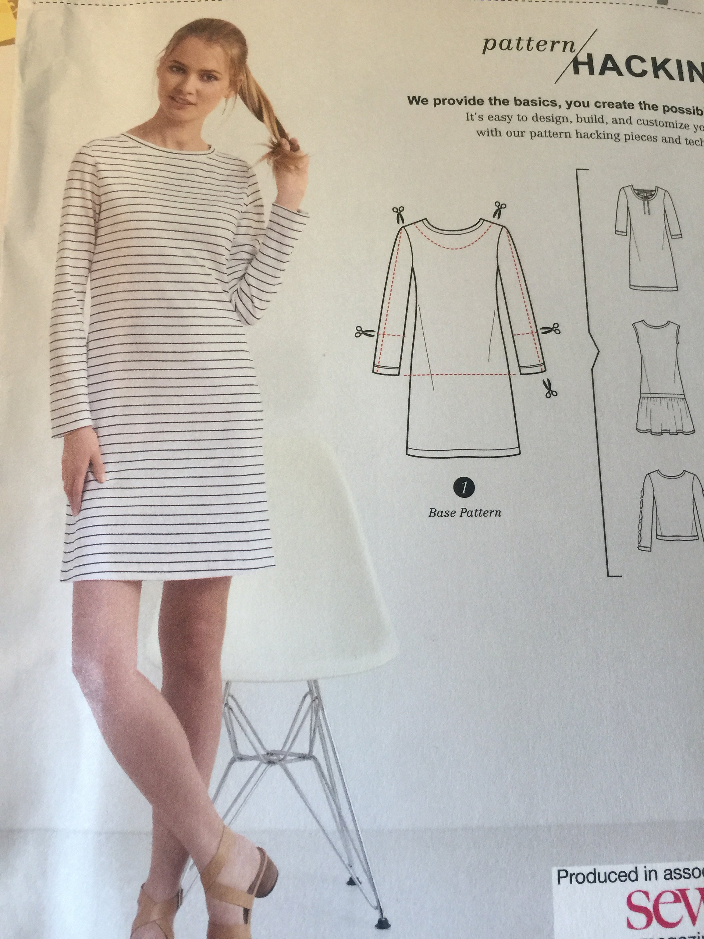 Uncut 2018 Simplicity 'pattern Hacking' Sewing Pattern - Etsy