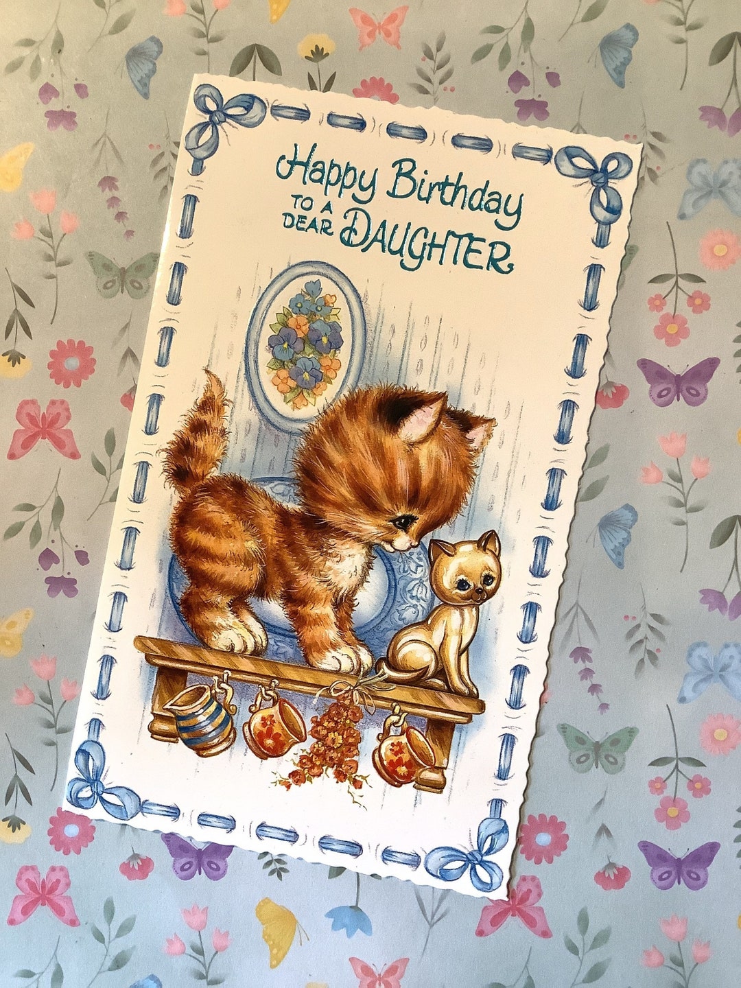 RARE Vintage Circa 1980s 'happy Birthday to A Dear Daughter' Card With ...