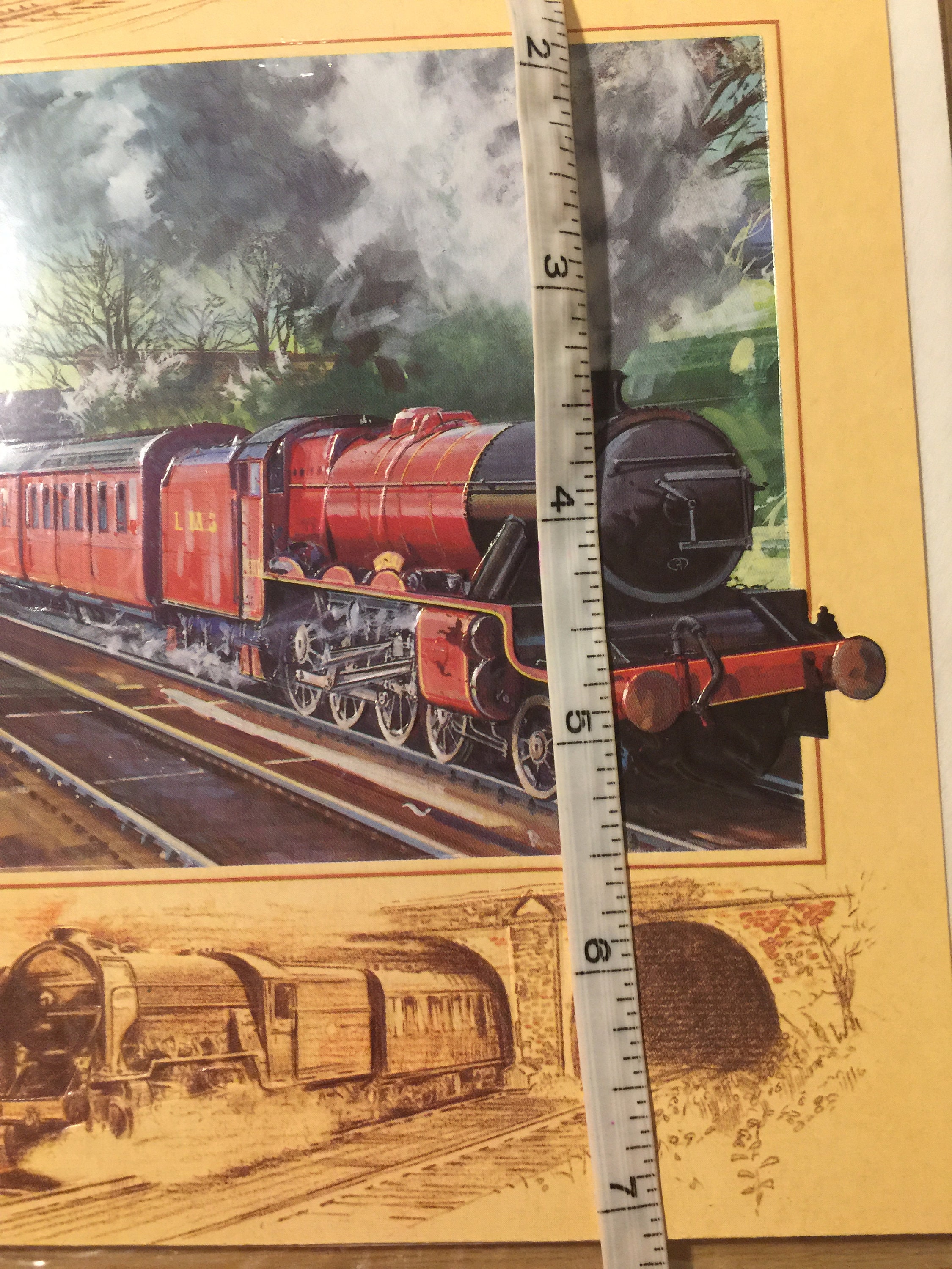 FABULOUS Rare Vintage/retro 1970s Steam Train 'to A Special Brother on ...