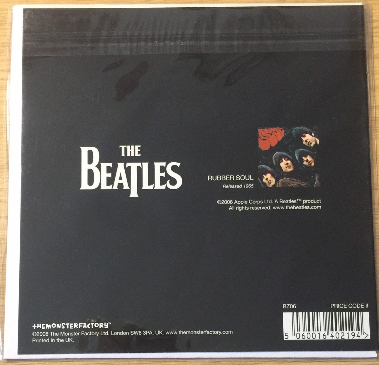 The Beatles 'rubber Soul Vintage 1965 Album Cover Blank | Etsy UK